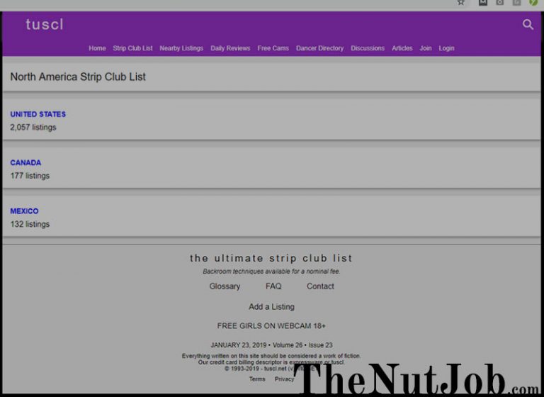 Tuscl.net Review: Strip Club List or Total Waste Of Time?